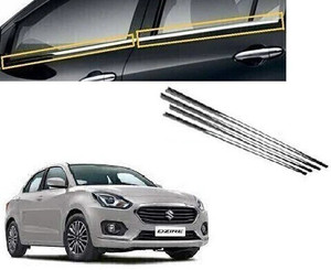 jagankirpa Chrome Lower Window Garnish Trims Chrome Maruti Swift Dzire ...