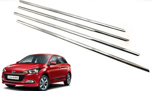MOTOSHIELD Car Window Lower Garnish For HYUNDAI Elite i20 Chrome ...