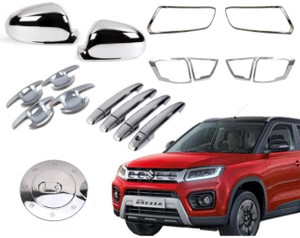 SNTP Exterior Chrome Accessories Combo Kit For Brezza Type 2(2020-2022 ...