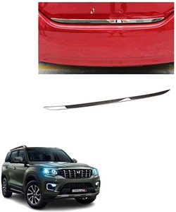 VOLZAX SCORPIO 2022 DICKY CHROME BOOT GARNISH Chrome Mahindra Scorpio ...