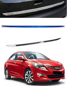 Trigcars Hyundai Verna Fluidic Car Dicky Boot Chrome Plated Chrome ...