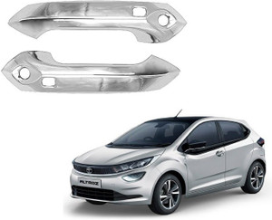Uniqon (Pack Of 2 Pc) Car Door Catch Handle Cover Chrome Finishing For ...