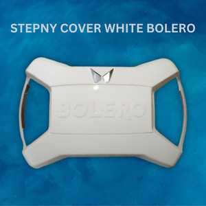 silvr star Car Stepney Cover for Mahindra Bolero White Car Grill Cover ...