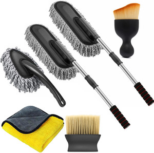 Otoroys Car Cleaning Microfiber Duster and Brush for Interior Dashboard ...