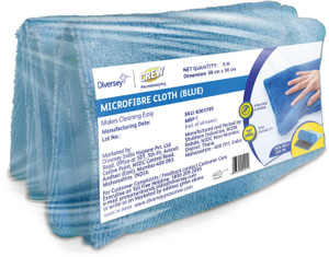 Diversey Premium Microfibre Cleaning Cloths for Home, Kitchen, and ...
