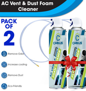 CABIUS Car AC Vent & Duct Cleaner Odor Neutralizer Spray Form (Pack of ...
