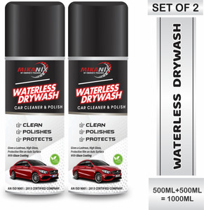 Moto Genius Waterless Drywash | Car & Bike Foaming Shiner | Cleaner ...