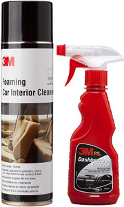 3M Combo of (Foaming Car Interior Cleaner 580g and Dashboard Dresser ...