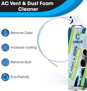 CABIUS Car AC Vent & Duct Cleaner Odor Neutralizer Spray Form AC Vent ...
