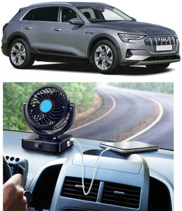 Amulite Car Fan With USB Charging 360 Degree Rotatable Fan-A-017 Car ...