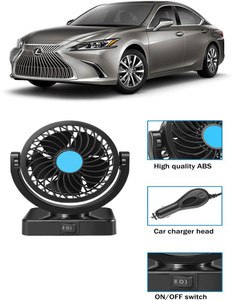 Amulite Cooling Car Fan 360 Degree Rotatable For vehicle-G-CF 173 Car ...