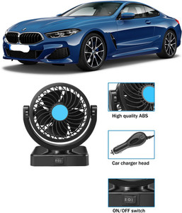 Enfield Works Cooling Car Fan 360 Degree Rotatable For vehicle-Y_047 ...
