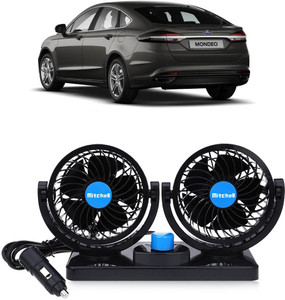 Voddmars Car Fan 12V 360 Head 2 Speed Quiet Strong for All Auto ...