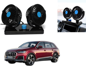 Atoray Car Fan Dual Head 2 Speed Dashboard Cooling Fan for Audi Q7 Car ...
