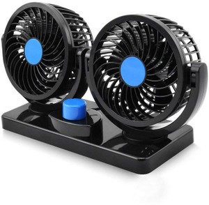 CCE Car Fan 12V 360 Degree Rotatable Dual Head 2 Speed-03 Car Interior ...