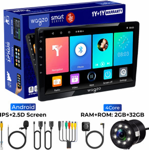 Wagzo 9 Inch Car Android TS7 2GB+32GB, 4th Gen, 4 Core, IPS Display ...