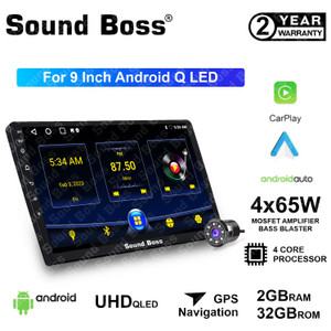 Sound Boss Androidify 3rd Generation Bass-Blaster 9" Inch Q-LED Car ...