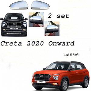 Bubu Car silver Plated chrome Side mirror cover for Hyundai Creta car ...