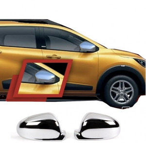 AutoBlinq Chrome Finish OVRM Cover Garnish Trim Side View Mirror Cover ...