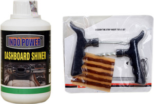 INDOPOWER LC582-DASHBOARD SHINER 250ml+ Tubelass smart Panchar Kit ...