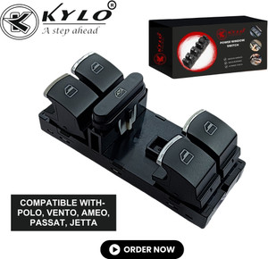 KYLO Main Power Window Switch Polo/Vento/Ameo/Passat Right with Black ...