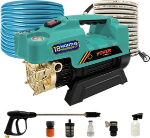 iBELL Yover YO2100 2100 W Induction Motor, 150 Bars, 8m Outlet Hose, 7. ...