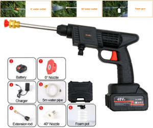 SUNICE Pressure Washer Battery Gun Machine Li-ion Solar Panel Cleaning ...