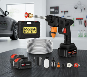 KHAMMA GHANI Heavy Duty 48V High Pressure Jet Washer – Dual Battery ...