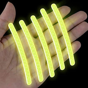GC BEAUTY Wheel Car & Bike High Intensity Green Reflective Stickers Car ...
