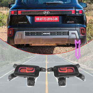 COLOURLINE Creta 2024 Rear Bumper LED Reflector/DRL 2-piece set, 4 ...
