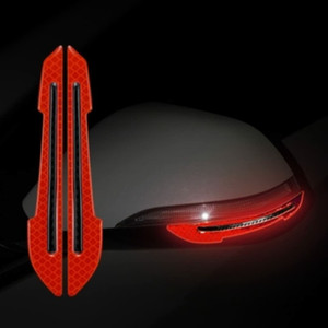 NANDI MART 2 Pieces Reflective Car Stickers Set Mirror Reflective ...