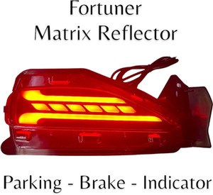 Autoxygen Fortuner Matrix Reflector Light With Scan, Parking, Brake ...