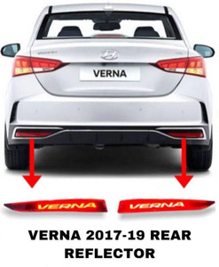 JUST MOD Hyundai Verna 2017 Model Rear Bumper Led Reflector Tail Light ...