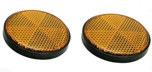 Pa Universal Orange Reflector For All Bikes And Scooter Car Reflector ...