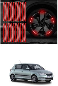 Mr fix Universal 3D red Reflective Sticker Car Reflector Light Price in ...