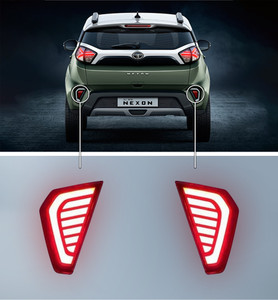 SORAX Rear Bumper Led Reflector with running matrix Indicator & Scan ...