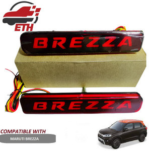 ETH Rear Bumper LED Reflector Brake Light for Maruti Brezza Type A Car ...