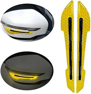 GMA 2 Pieces Reflective Car Stickers Set Mirror Reflective Warning ...