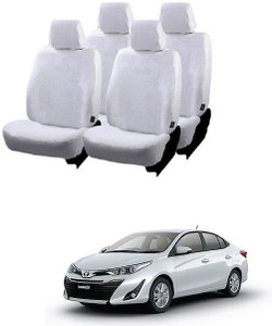 JMJW & SONS Cotton Car Seat Cover For Toyota Yaris Price in India - Buy ...