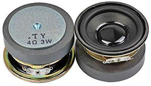 DIYtronics 2 Inch Speaker 2 Pcs 2 Inch Audio 52mm 4 Ohm 3W Loudspeaker ...