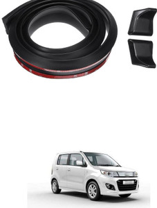 PROEDITION Rear Strip Splitter Spoiler Side Skirt Rubber Carbon ...