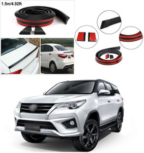 PROEDITION Rear Strip Splitter Spoiler Side Skirt Rubber Carbon Fiber ...