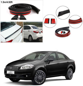 PROEDITION Rear Strip Splitter Spoiler Side Skirt Rubber Carbon Fiber ...