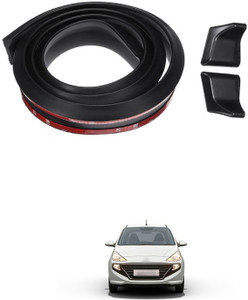 PROEDITION Rear Strip Splitter Spoiler Side Skirt Rubber Carbon ...