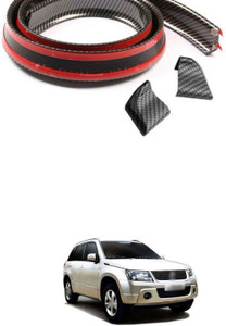 PROEDITION Rear Strip Splitter Spoiler Side Skirt Rubber Carbon ...