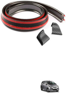 PROEDITION Rear Strip Splitter Spoiler Side Skirt Rubber Carbon ...