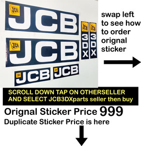 JCB LATEST Sticker & Decal for Car Price in India - Buy JCB LATEST ...