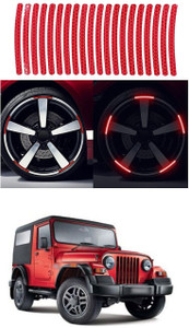 PRTEK Wheel Rim Stripe Decal Sticker for Car Motorcycle Bike Thar Matte ...