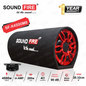 SOUND FIRE SF-X4500M8. 8-INCH BassTube with In-Built Amplifier & with ...