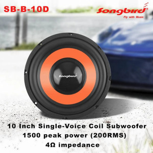 songbird Single_Woofer_10Inch 10 Inch Single Magnet Powered Subwoofer ...